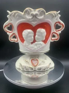 Relpo | Holiday | Vintage Relpo Valentines Day Hearts Planter Cameo ...